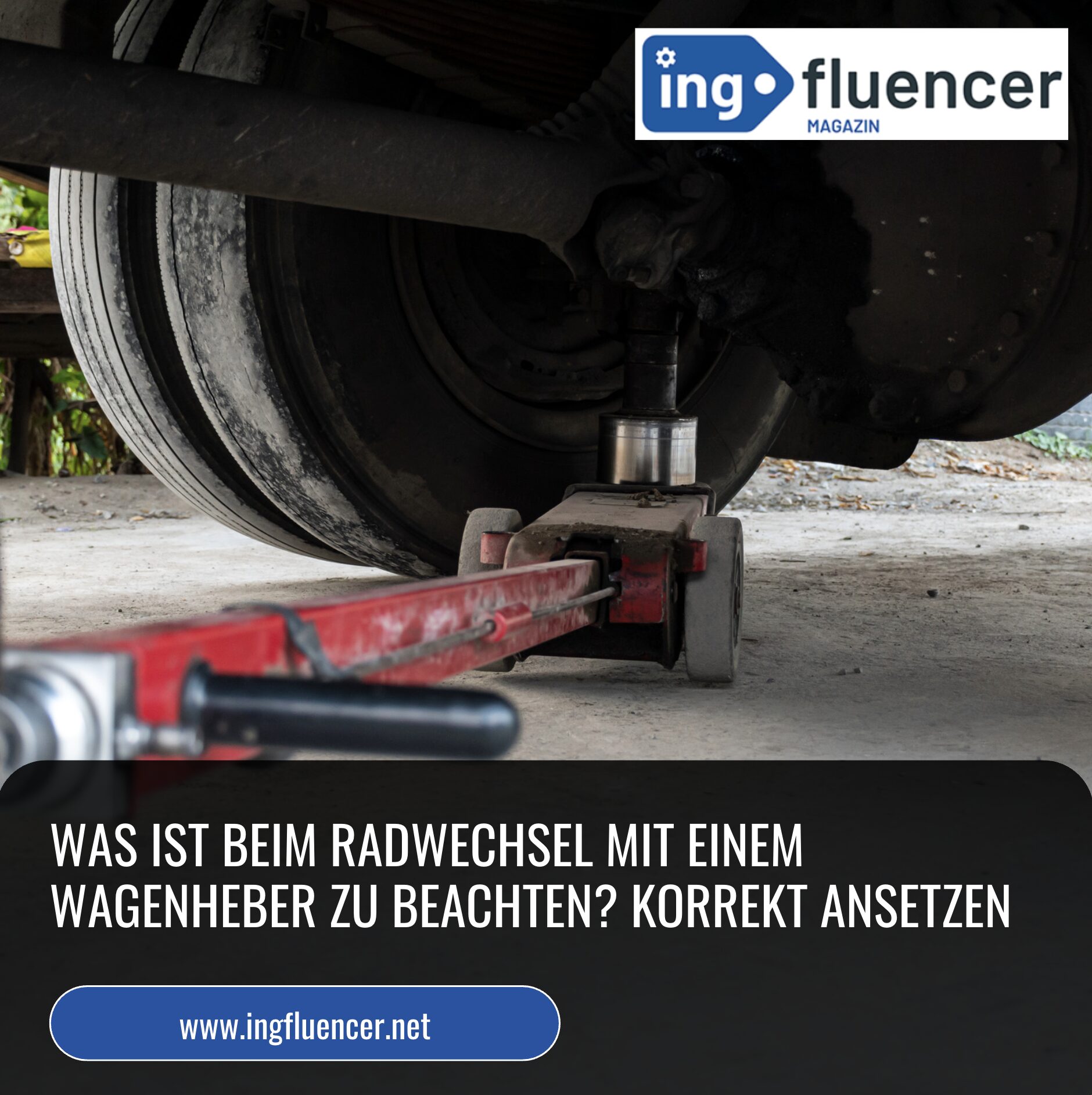 Was ist beim Radwechsel mit einem Wagenheber zu beachten?